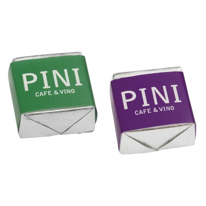 Personalised Mono Chocolate Cube | Individually wrapped chocolates ...